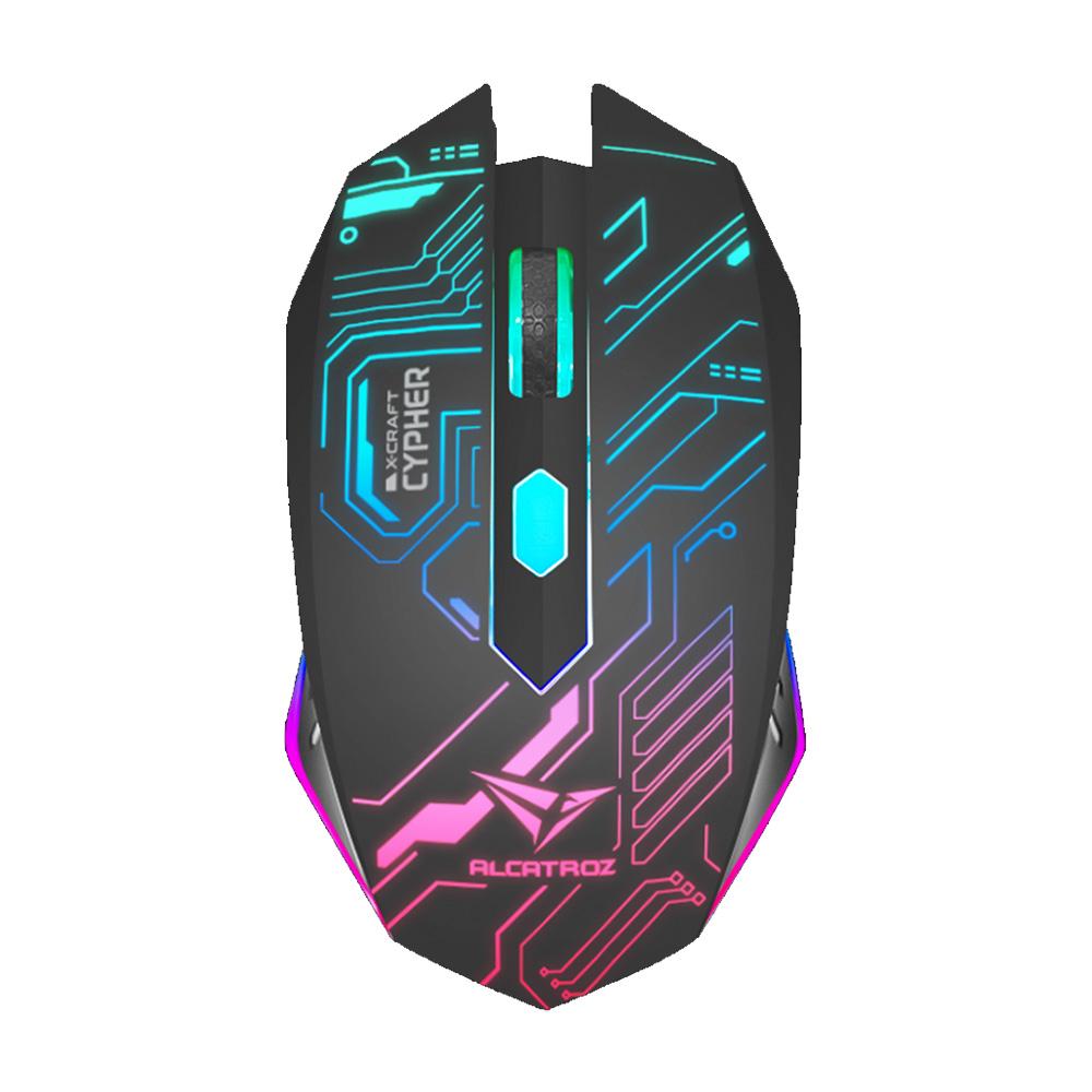 ALCATROZ 4-BUTTON GAMING RGB MOUSE CPI 2400 X-CRAFT CYPHER ...