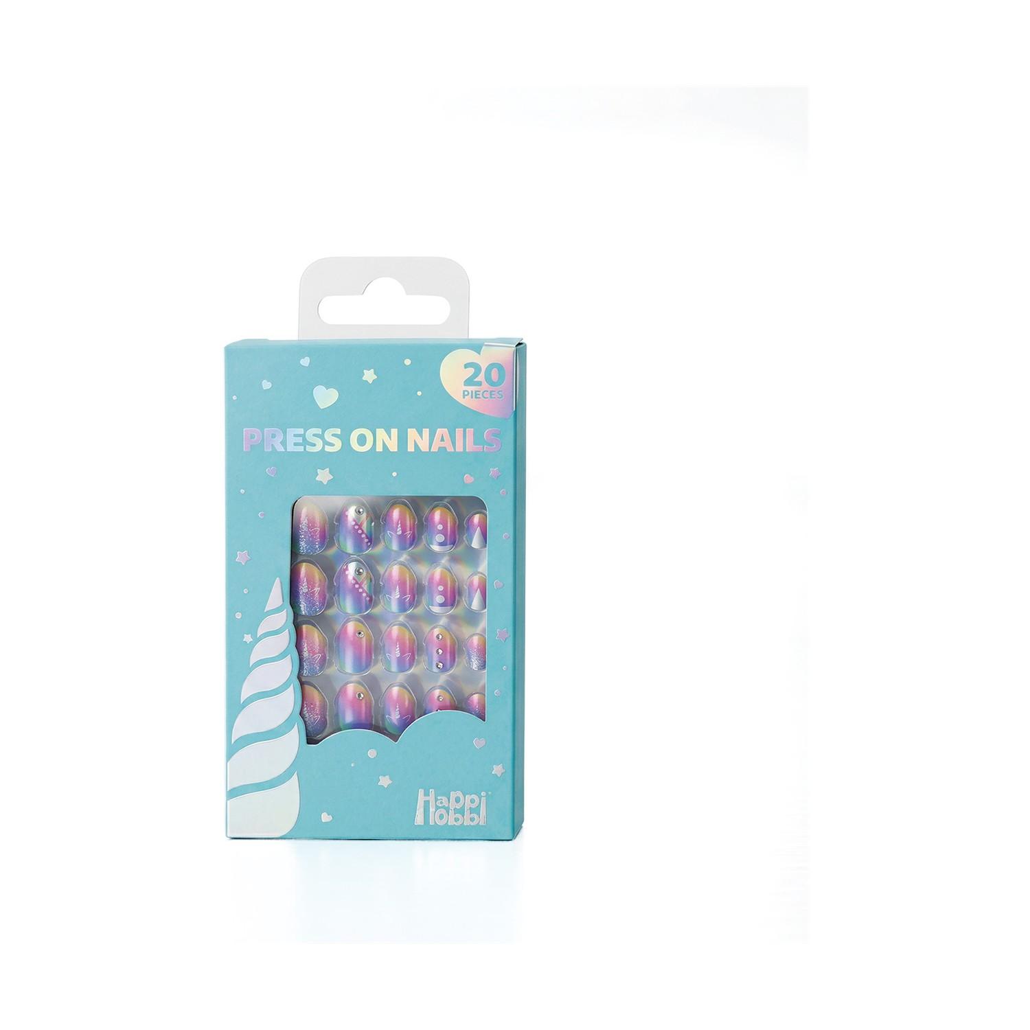AS HappiHobbi: Her World - Beauty - Sparkle Love Press on Nails (Blue ...