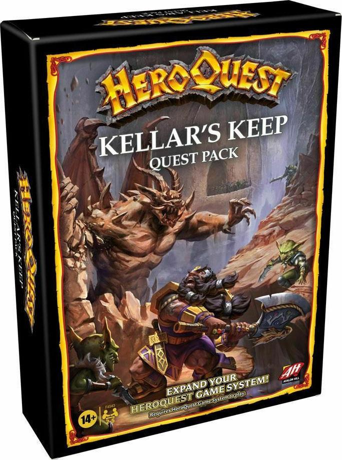 Hasbro Avalon Hill Heroquest: Kellars Keep Quest Pack (Expansion ...