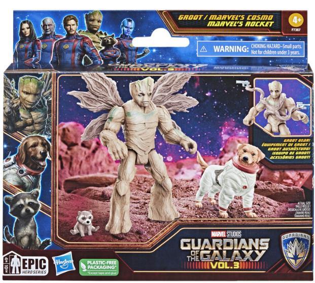 Hasbro Marvel Guardians of the Galaxy Vol.3: Epic Hero Series - Groot ...