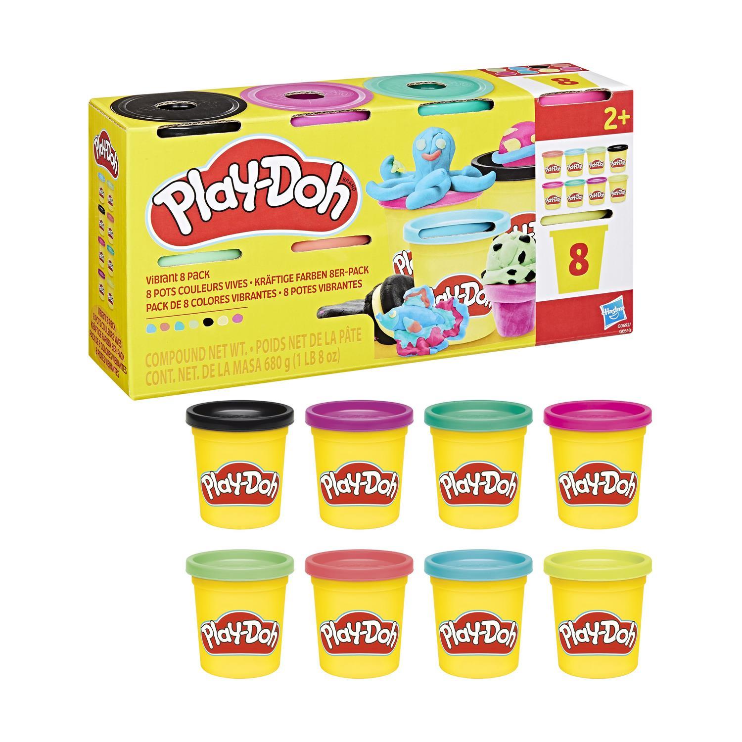 Hasbro Play-Doh: Doh & More - Vibrant 8 Pack (G0692) | Gameexplorers.gr