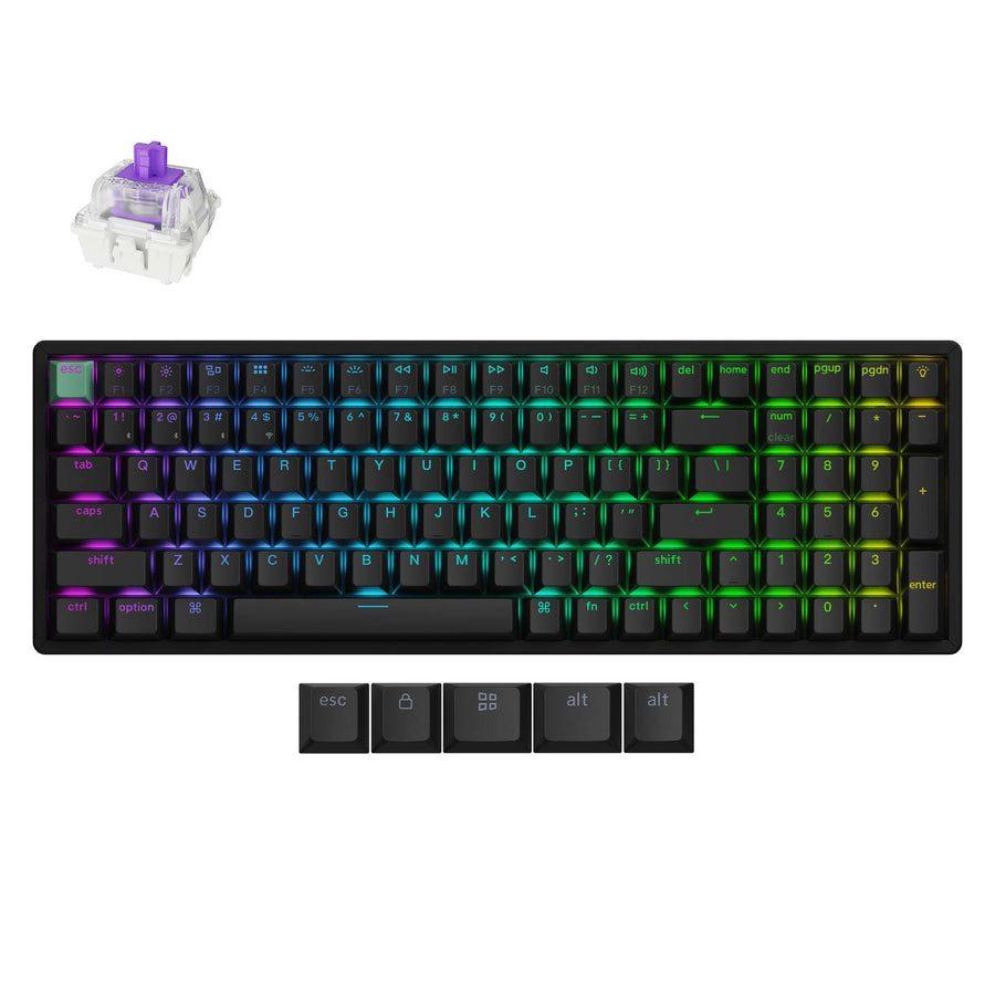Keychron K4 HE (K4H-J1) Shine-Through Wireless Magnetic Hall Effect RGB ...