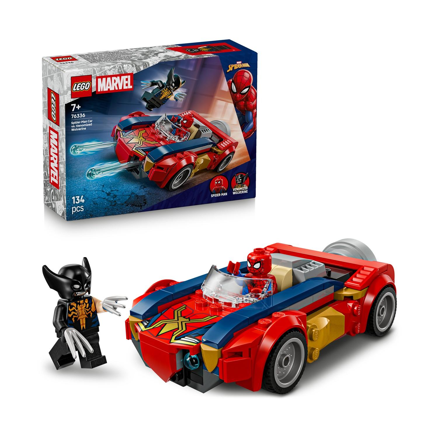 LEGO® Marvel: Spider-Man Car vs. Venomized Wolverine (76336 ...