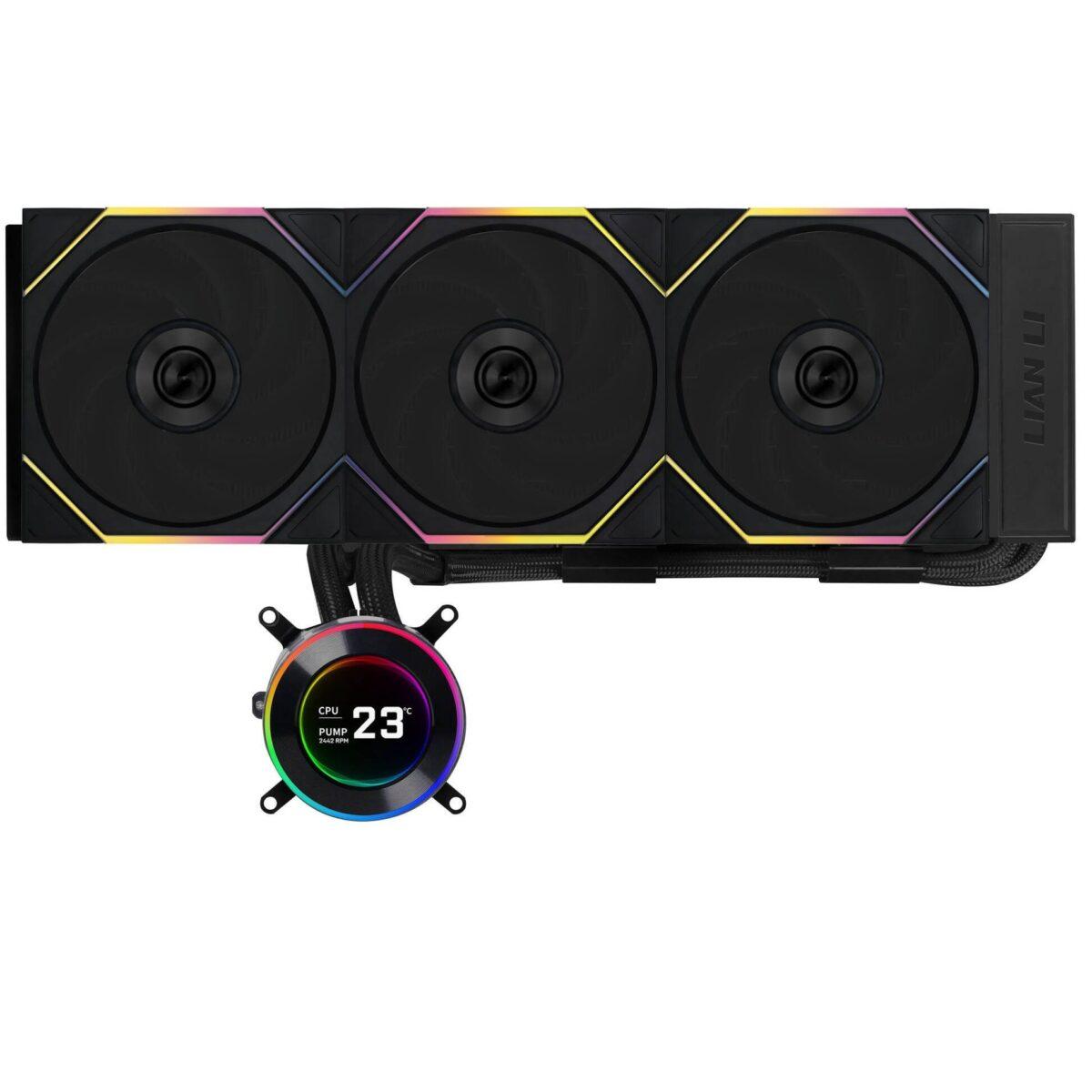 Lian Li HydroShift II LCD-C 360 RGB CL fan Black - AIO CPU Liquid ...