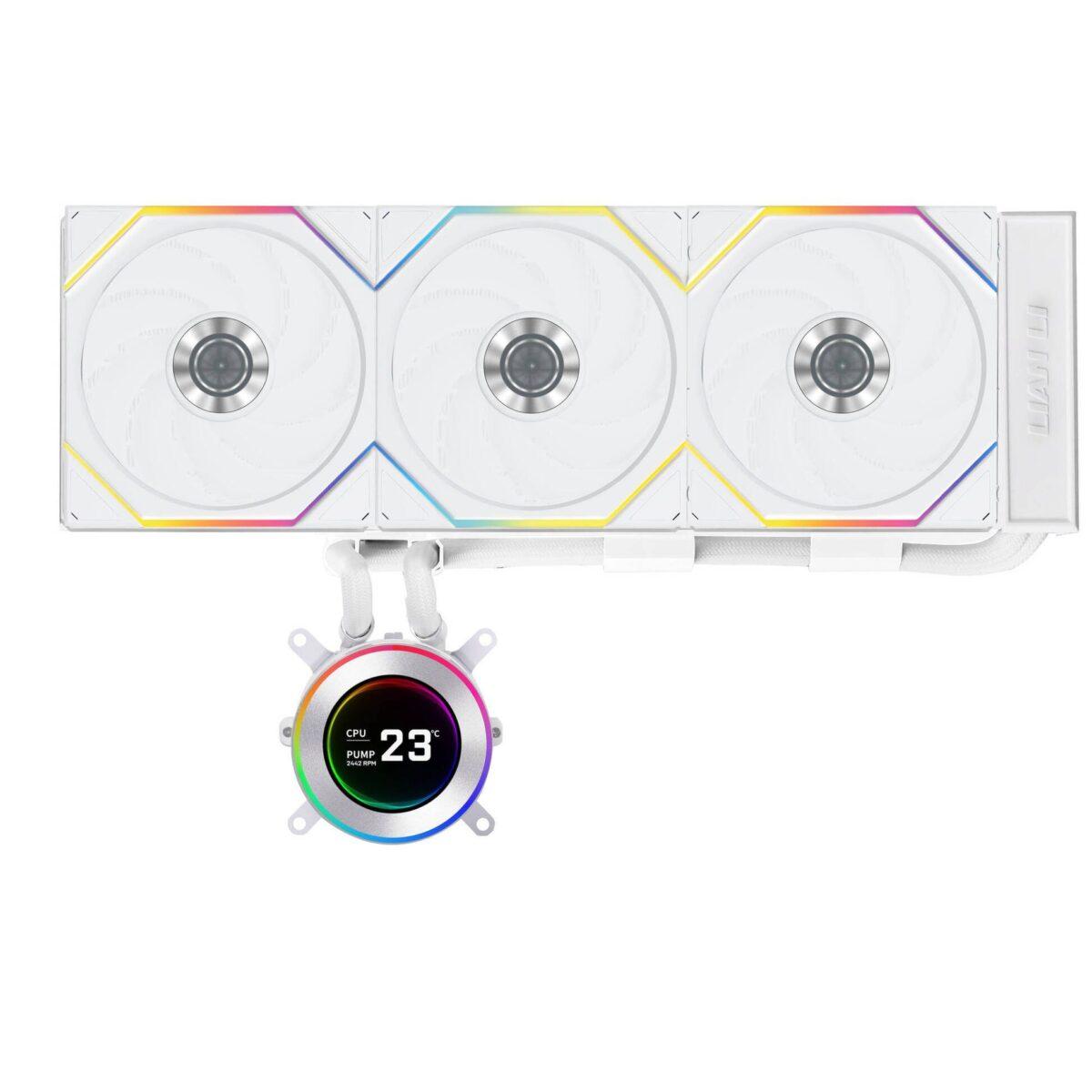 Lian Li HydroShift II LCD-C 360 RGB TL fan White - AIO CPU Liquid ...