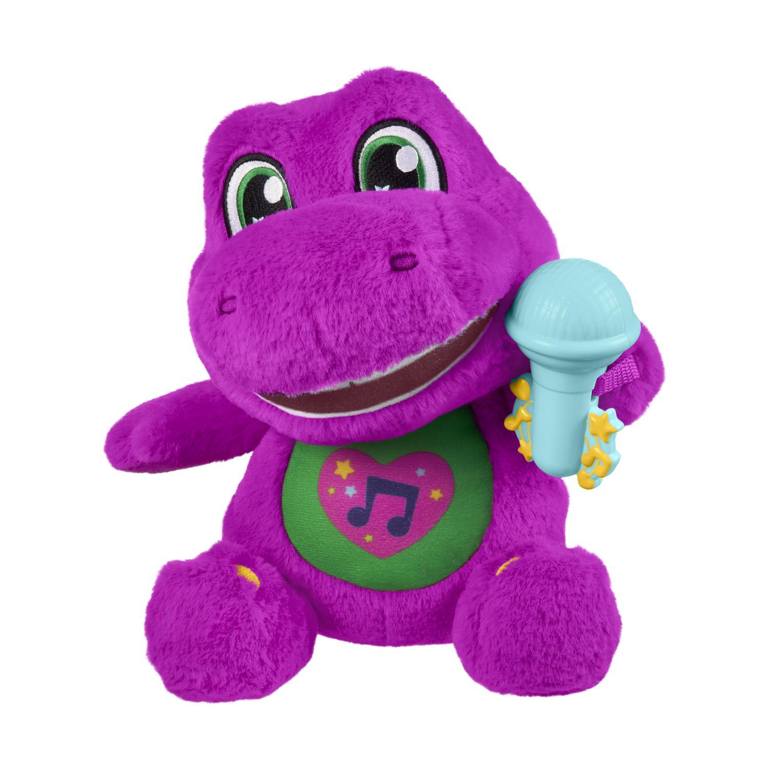 Mattel Barney's World: Sing-Along Barney - Plush Toy (English Language ...