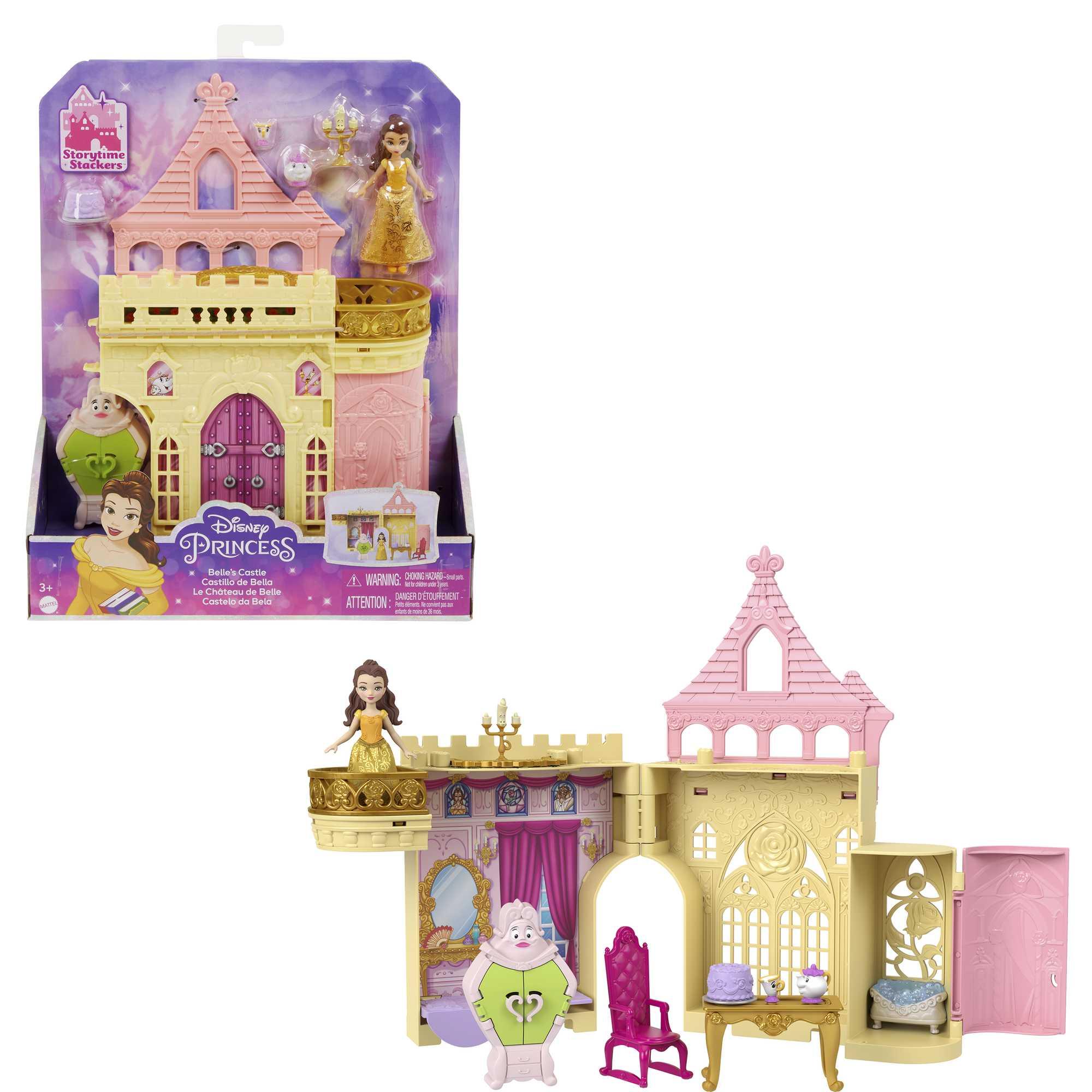 Mattel Disney Princess: Storytime Stackers - Belle Castle (HLW94 ...