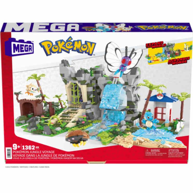 Mattel Mega Pokemon Adventure Builder: Pokemon Jungle Voyage (HHN61 ...