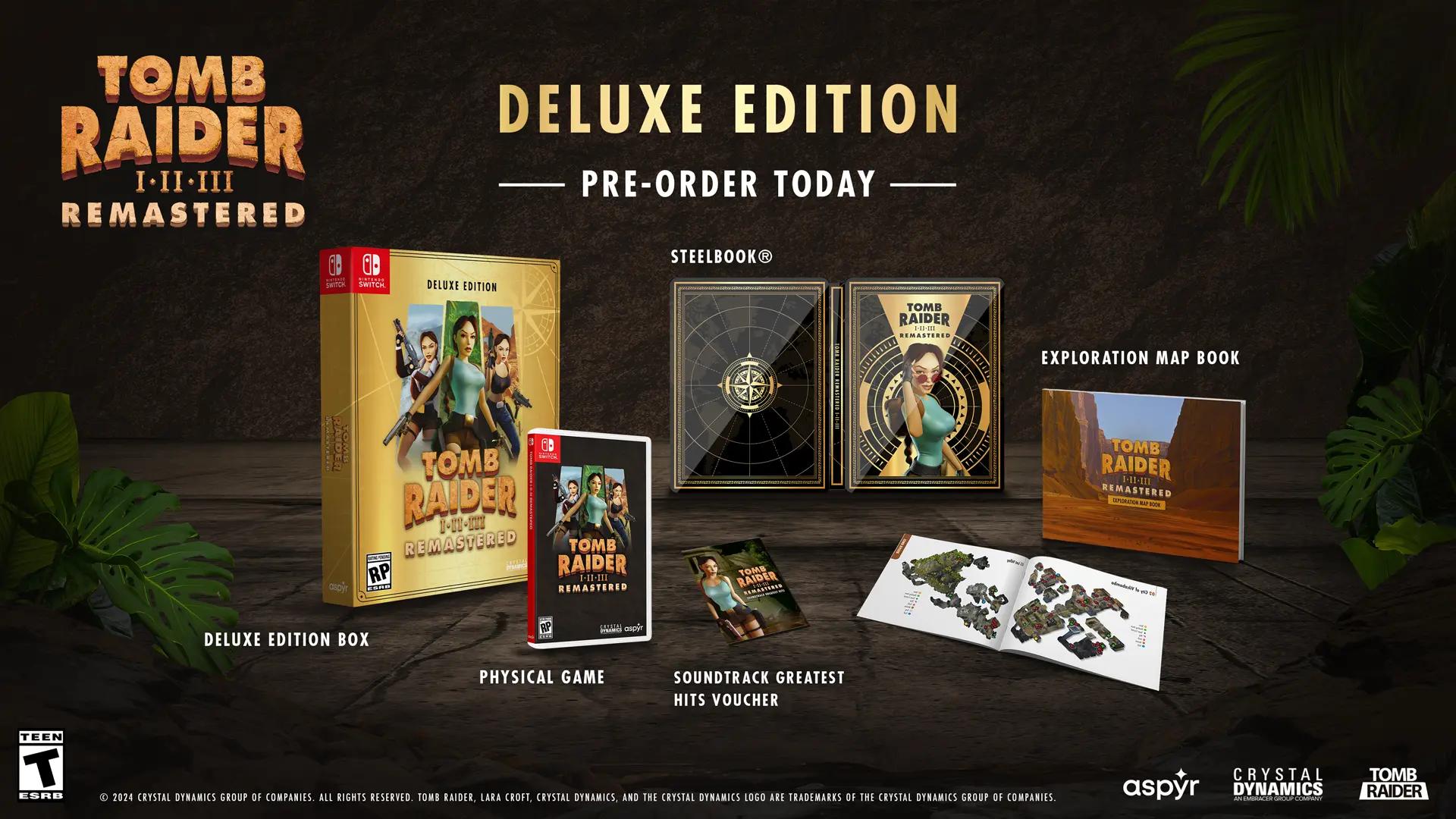 Tomb Raider I-III Remastered Starring Lara Croft Deluxe Edition ...