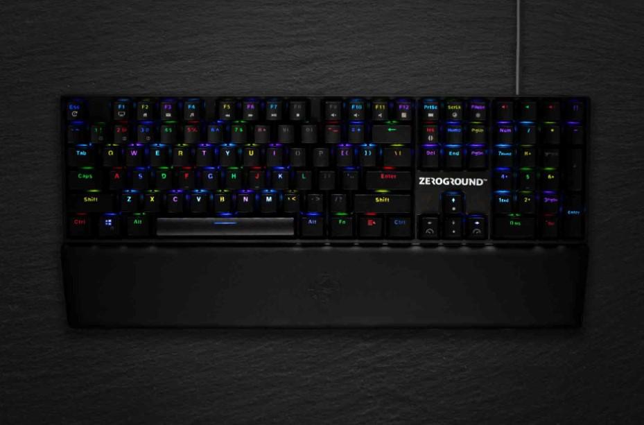 Zeroground: Gaming Mechanical Keyboard (RGB) TONADO (KB-3200G ...