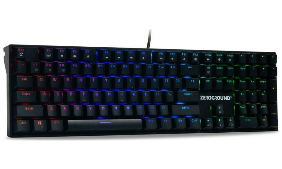 Zeroground: Gaming Mechanical Keyboard (RGB) TONADO (KB-3200G ...